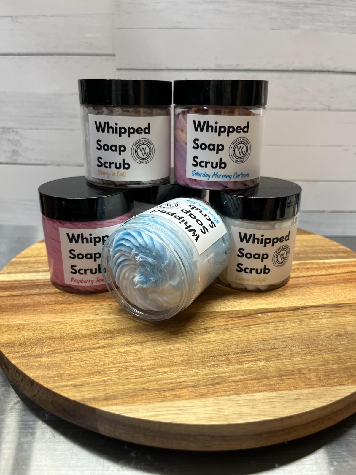 Whipped Soap Scrubs – Wicks & Washes