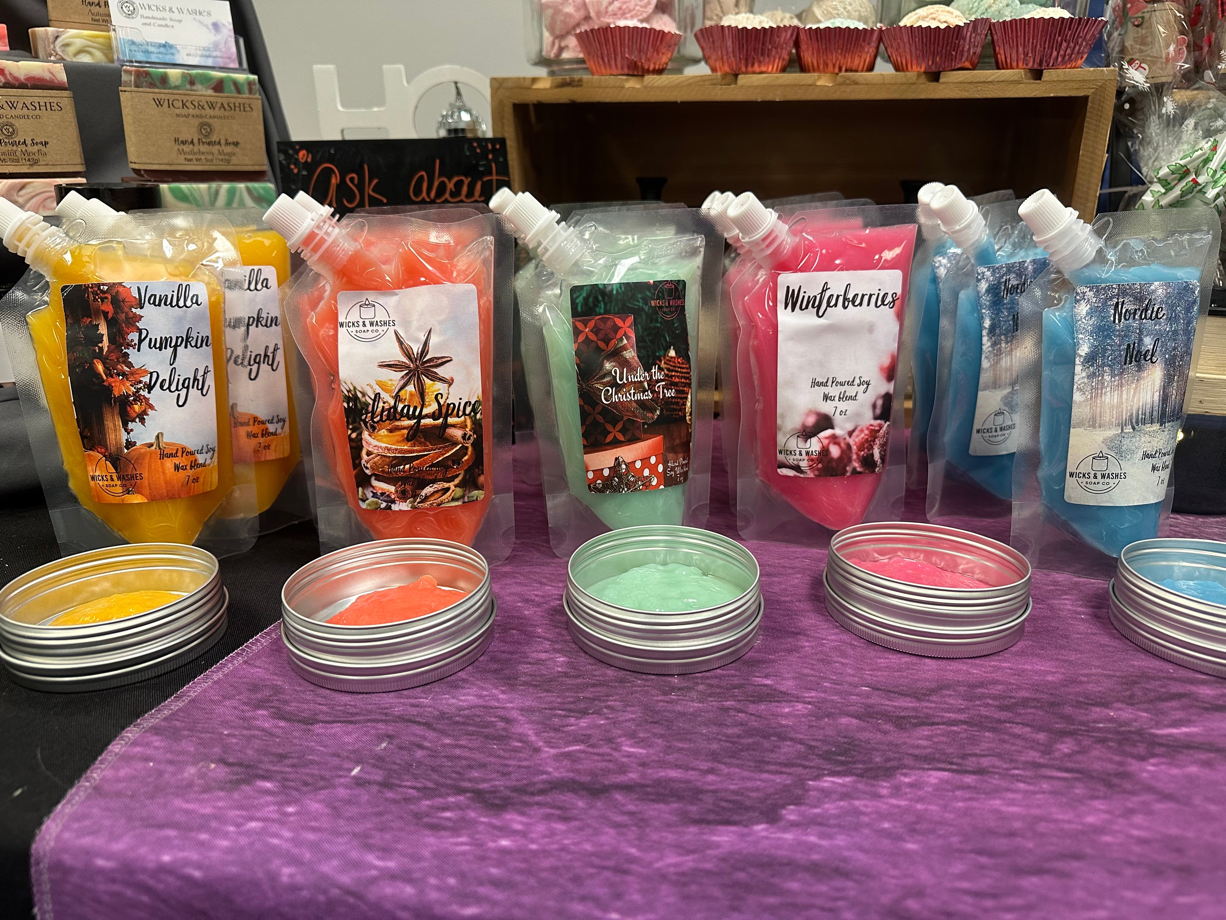 Squeeze Wax Melts – Wicks & Washes